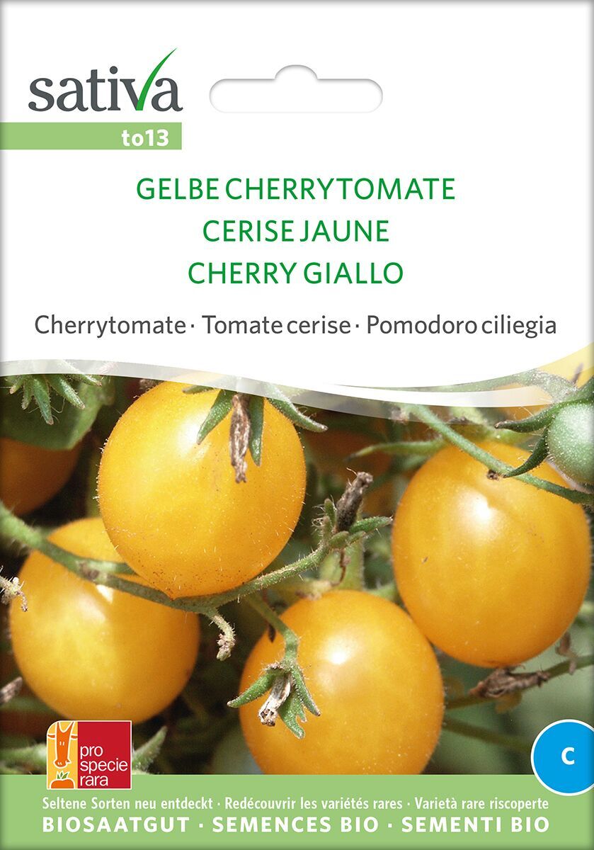 Gelbe Cherrytomate - ProSpecieRara – saatgut-online gmbh